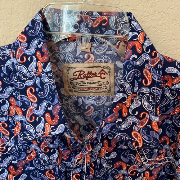 Rafter | Shirts | Rafter Cotton Long Sleeve Western Shirt W ...